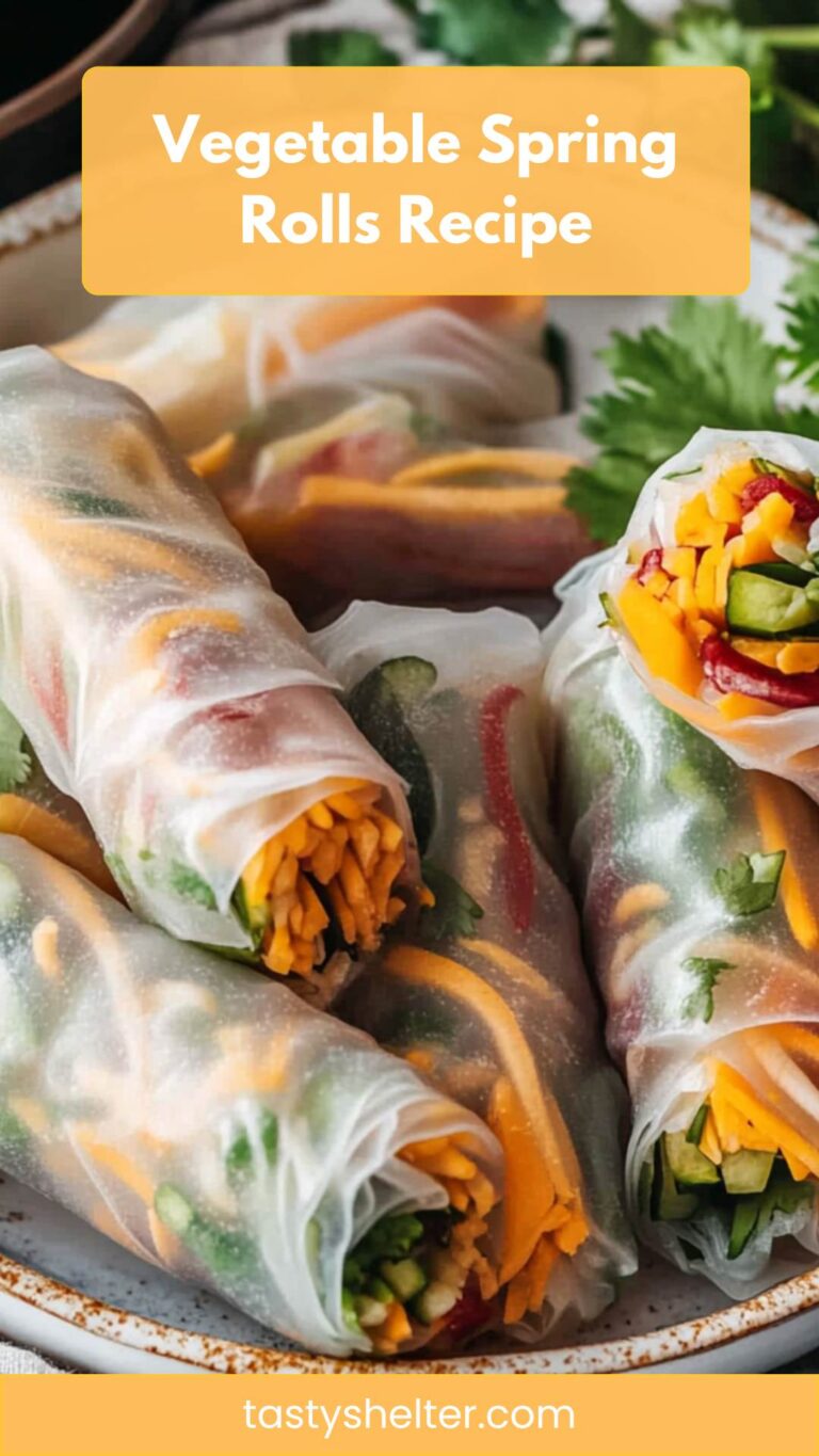 Vegetable Spring Rolls Recipe – Tasty Shelter