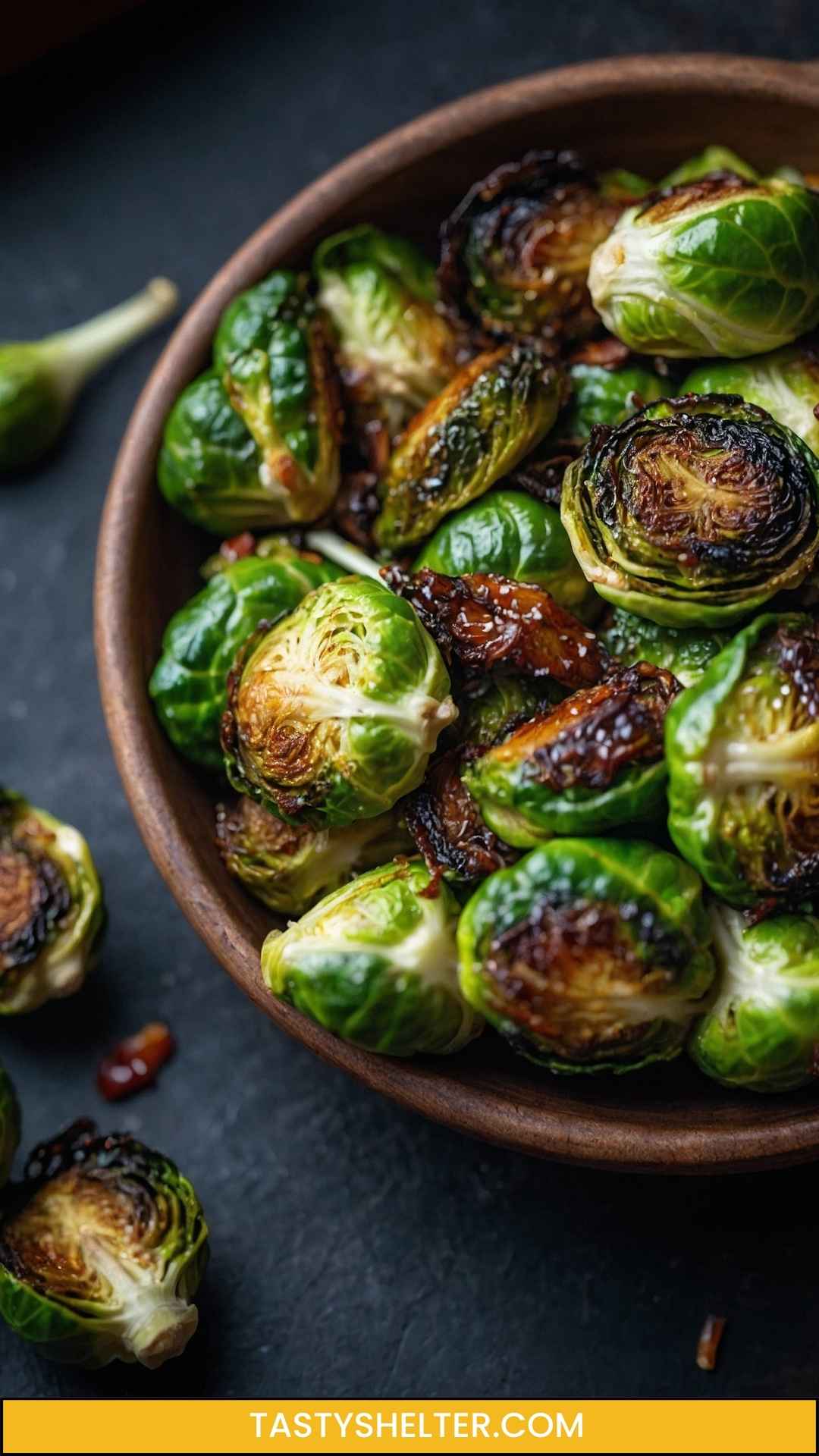 Crispy Asian Brussels Sprouts Recipe - Tasty Shelter