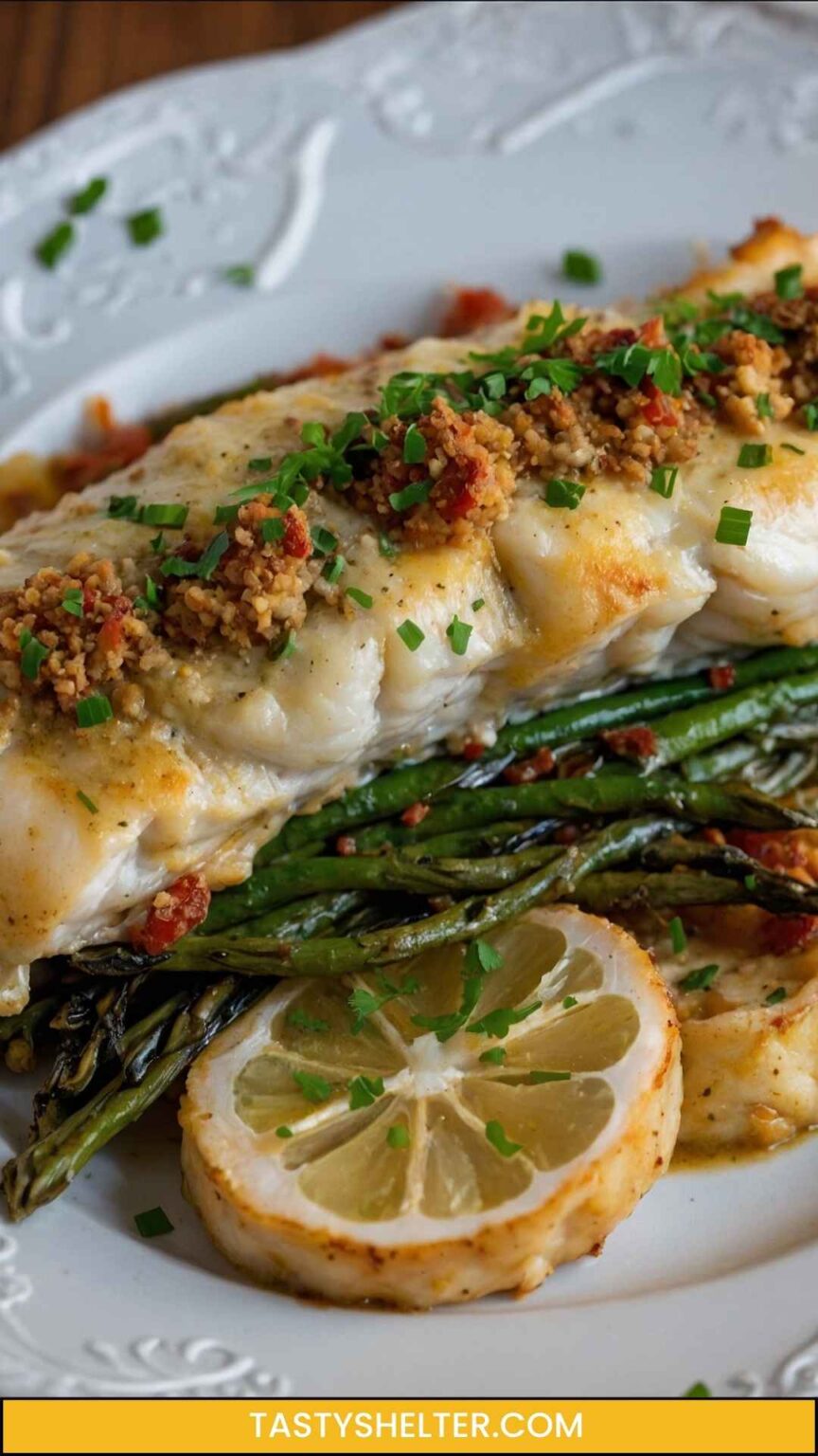 Baked Stuffed Haddock Recipe - Tasty Shelter