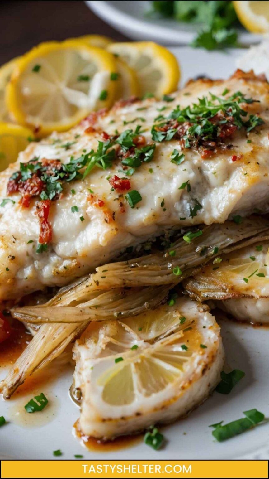 Baked Stuffed Haddock Recipe - Tasty Shelter