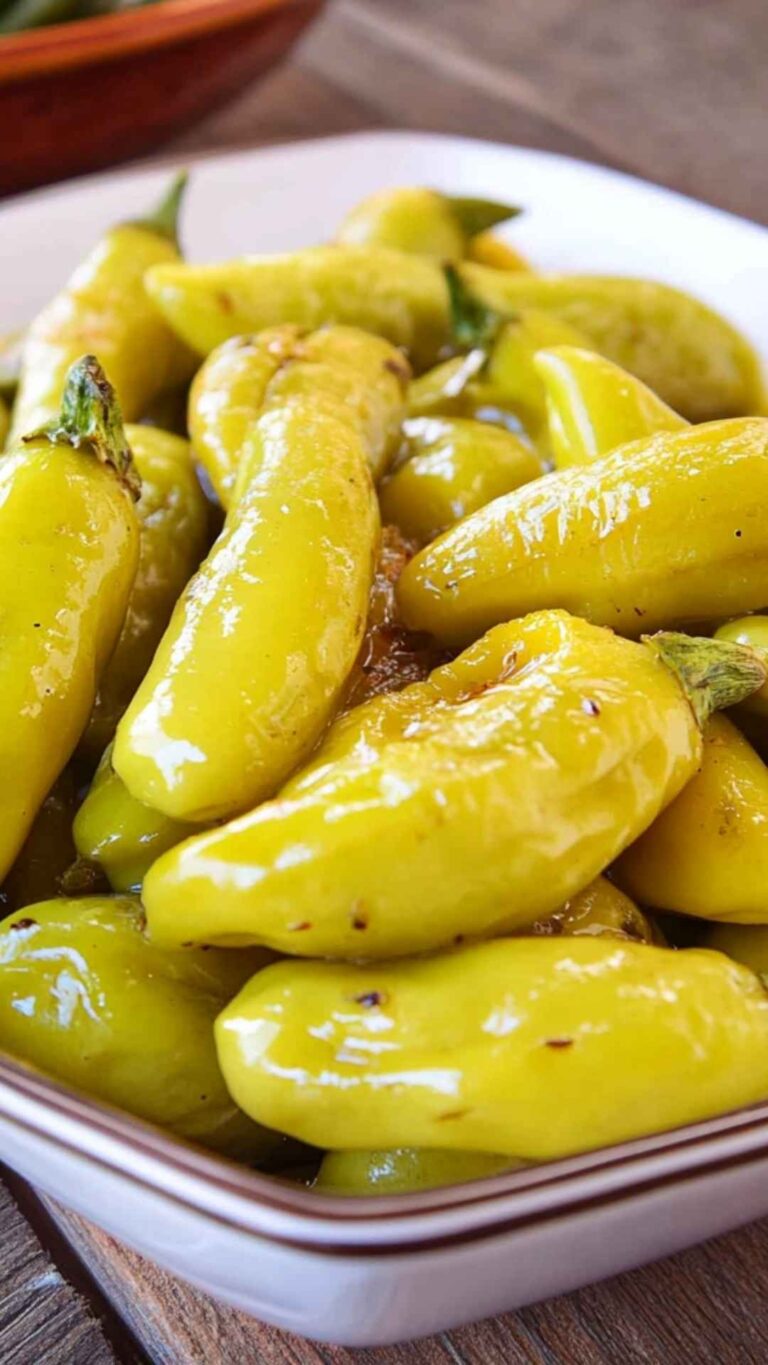 Pickled Pepperoncini Peppers Recipe - Tasty Shelter