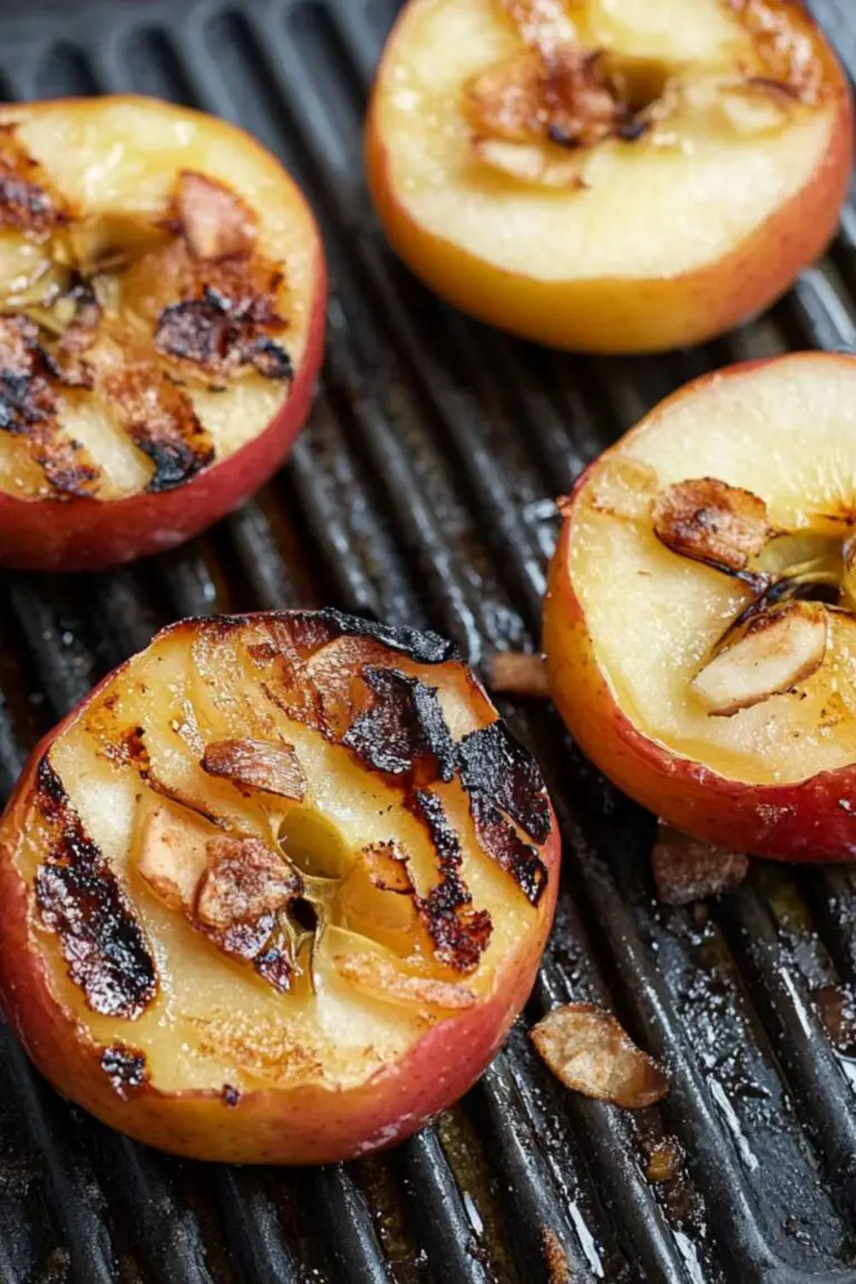 Easy Grilled Apples Recipe With Cinnamon And Honey