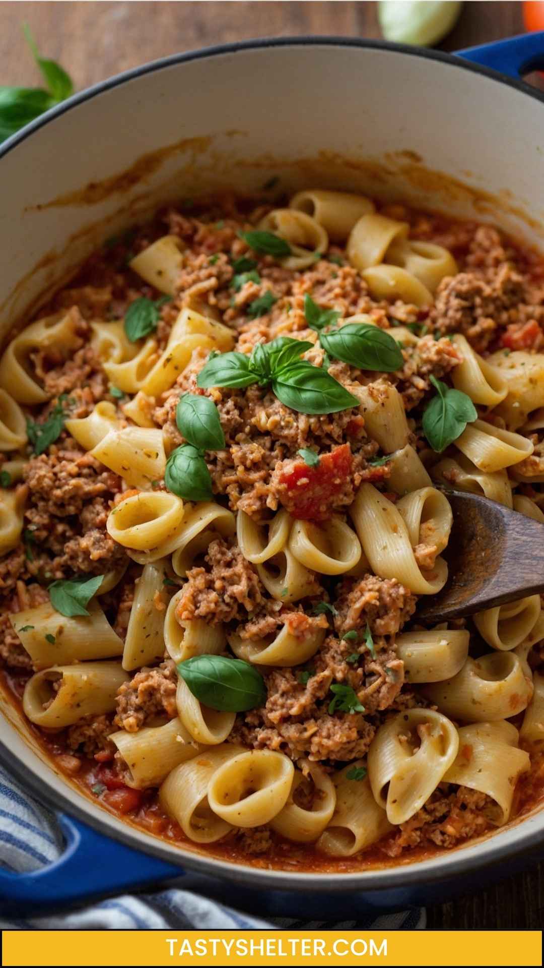 Easy Ground Turkey Pasta Recipe - Tasty Shelter